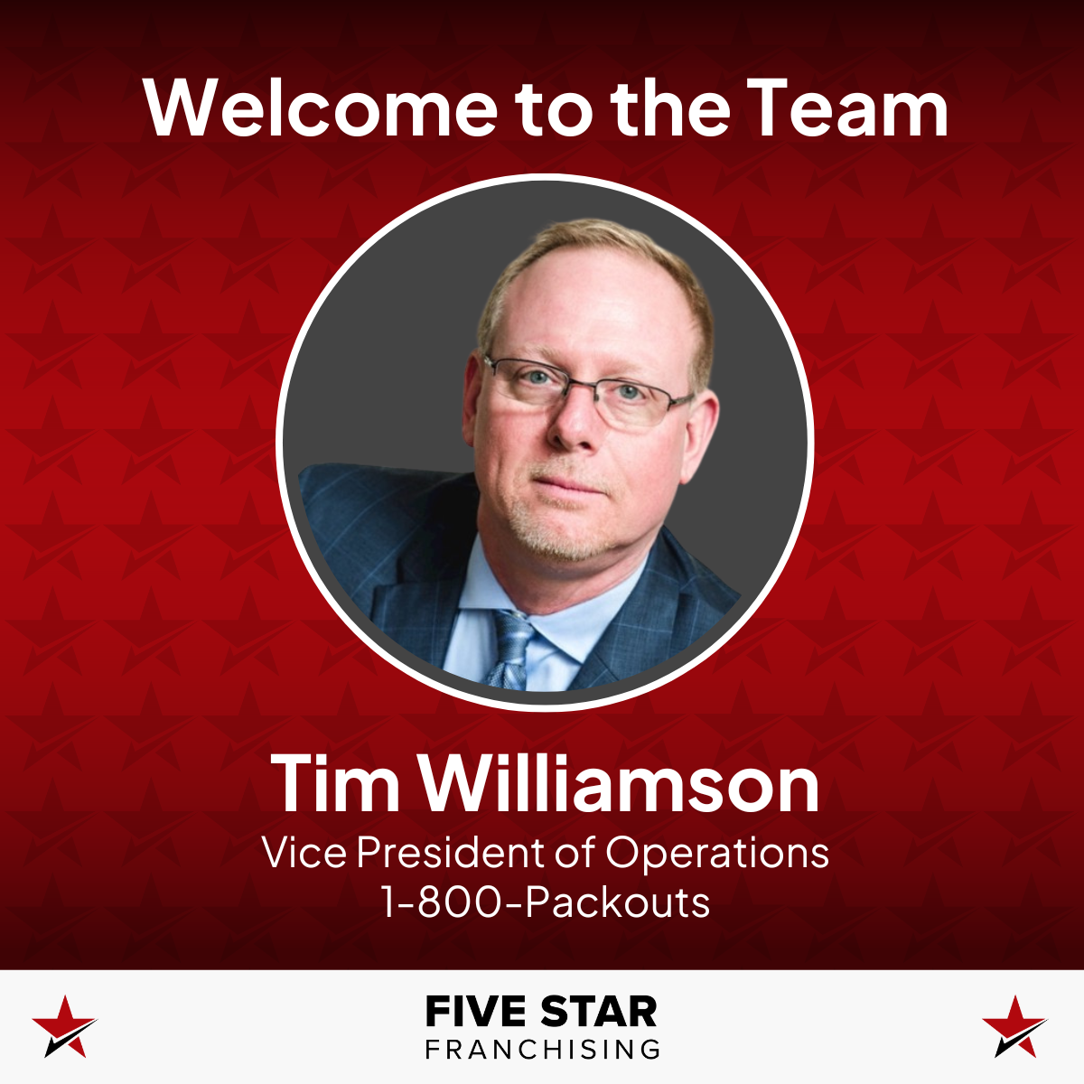 1-800-Packouts Names Tim Williamson as New Vice President of Operations
